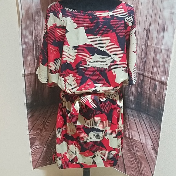 Outback Red | Dresses | Outback Red Xl Batwing Cold Shoulder Dress ...